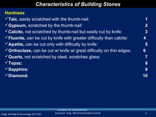 Engineering geology, building stones | PPT