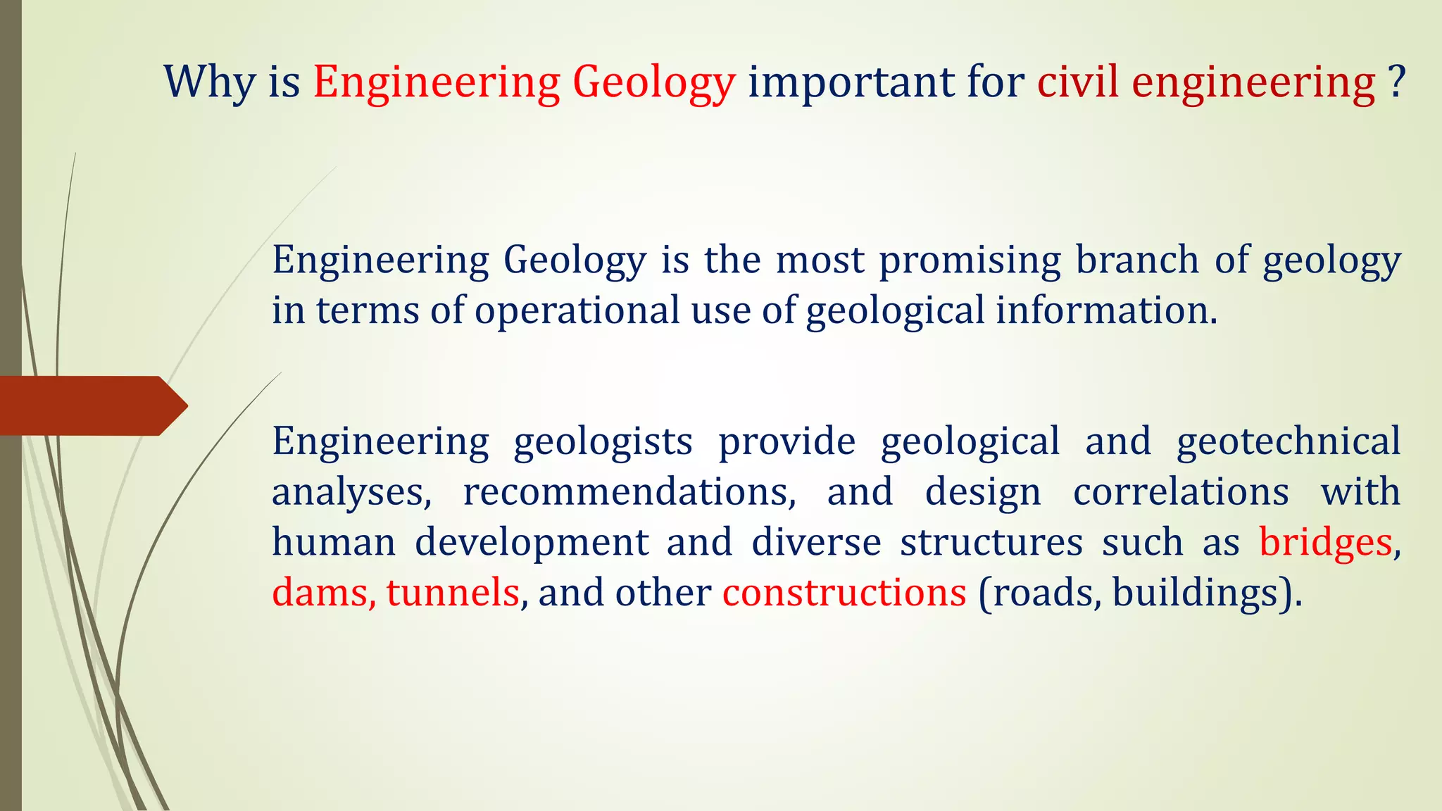 Engineering Geology for Civil Engineering | PDF