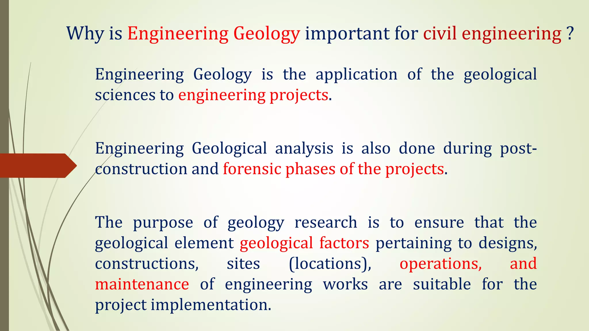 Engineering Geology for Civil Engineering | PDF