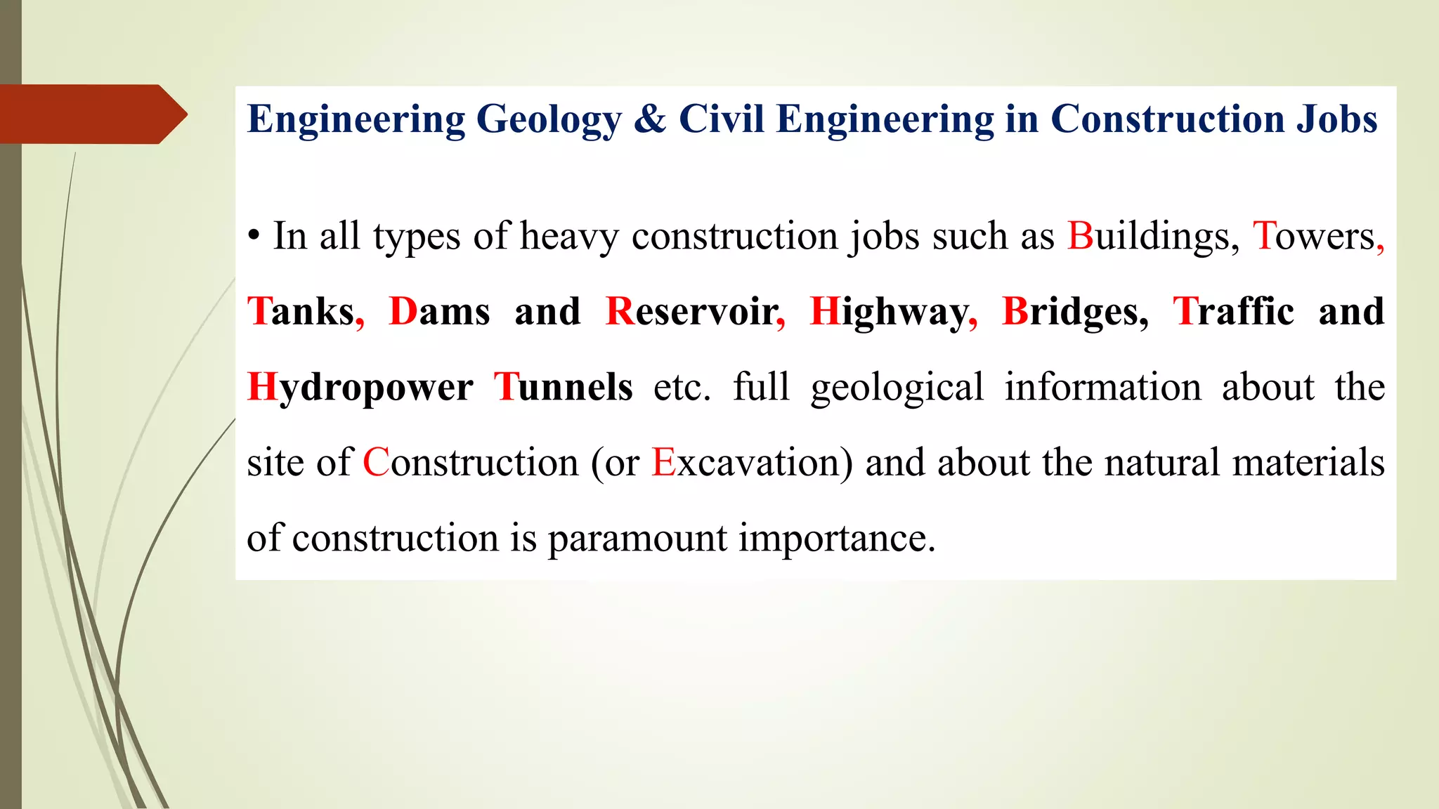Engineering Geology for Civil Engineering | PDF