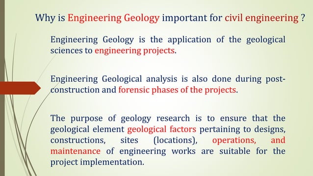 Engineering Geology for Civil Engineering | PDF | Civil Engineering ...