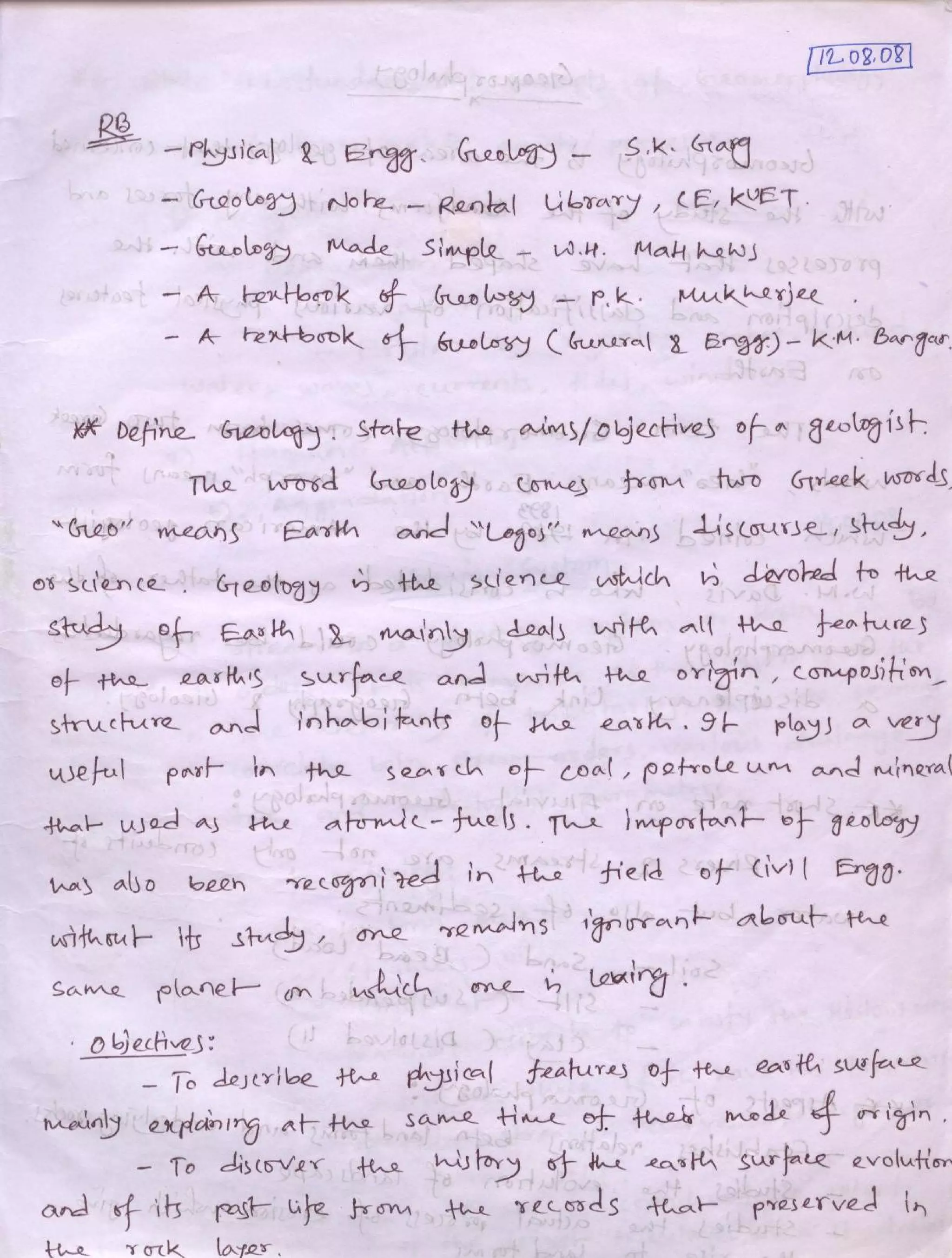 Engineering geology & geomorphology | PDF