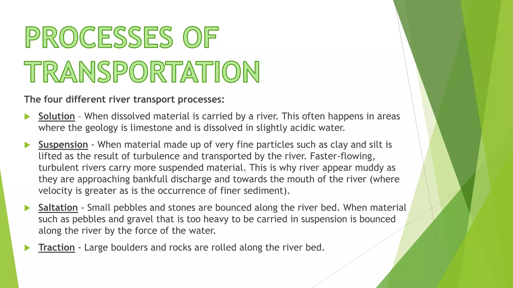 Processes of River | PPTX