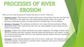 Processes of River | PPTX