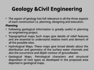Engineering Geology for Geology and Civil student | PPTX