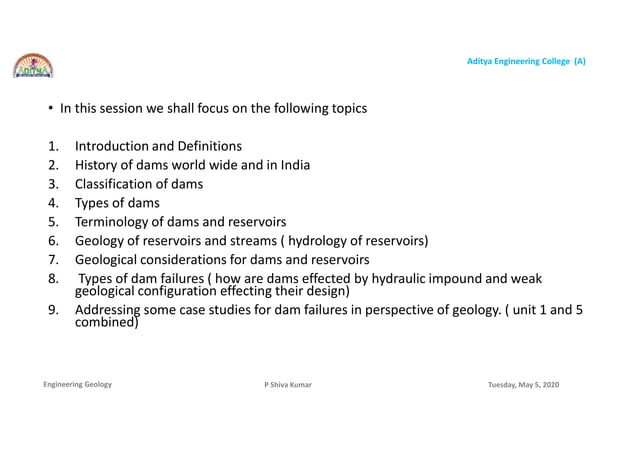 Engineering Geology Unit 5 Pdf
