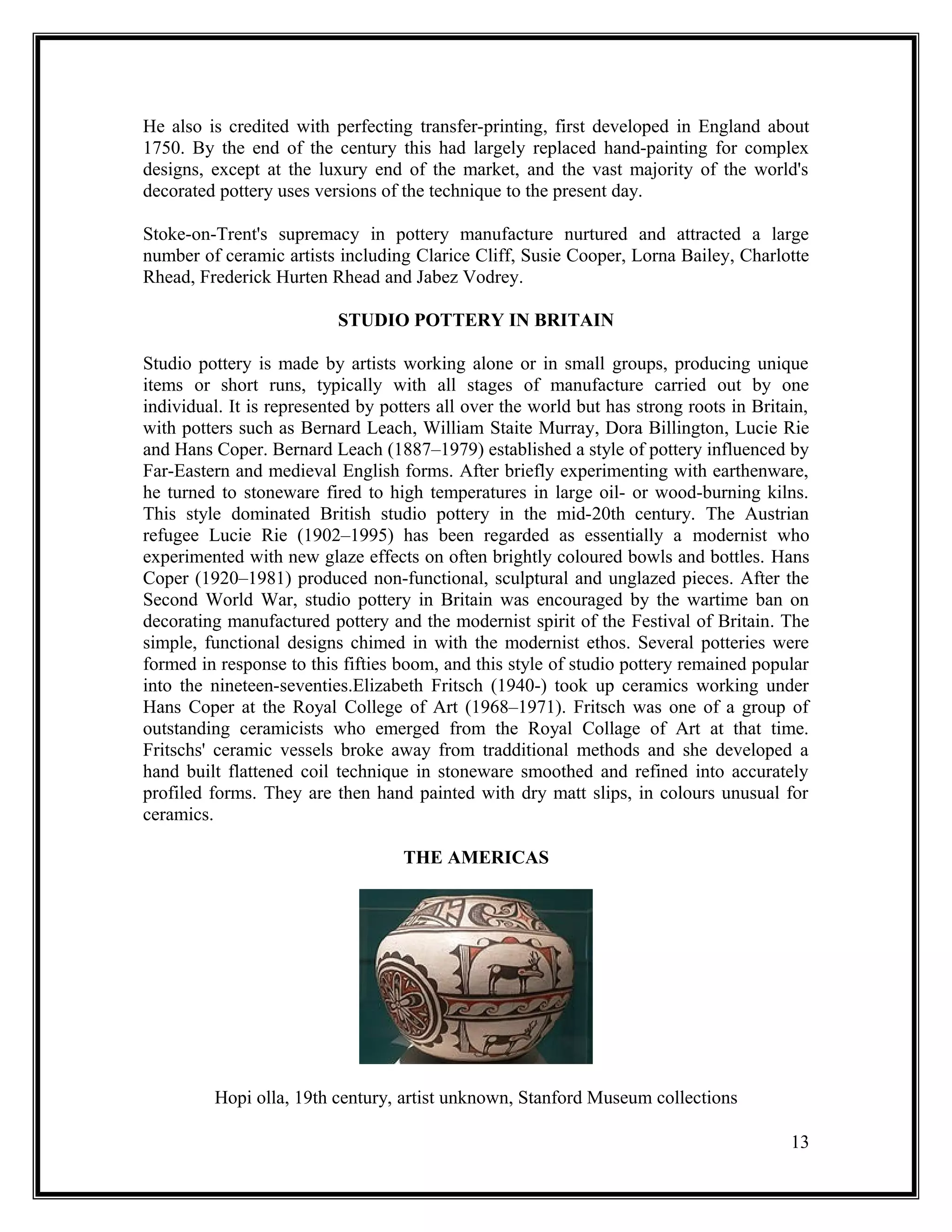 Engineering glasses and ceramics history of ceramics | DOC