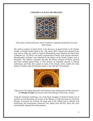 Engineering glasses and ceramics history of ceramics | PDF