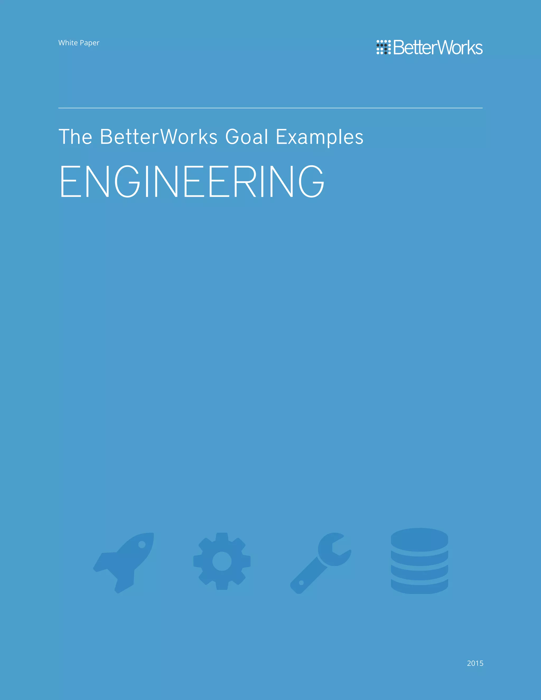 Goal Examples for Engineers | PDF
