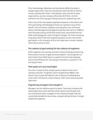 Goal Examples for Engineers | PDF