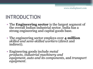 Engineering goods | PPTX