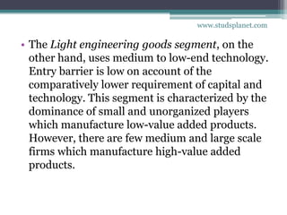 Engineering goods | PPTX