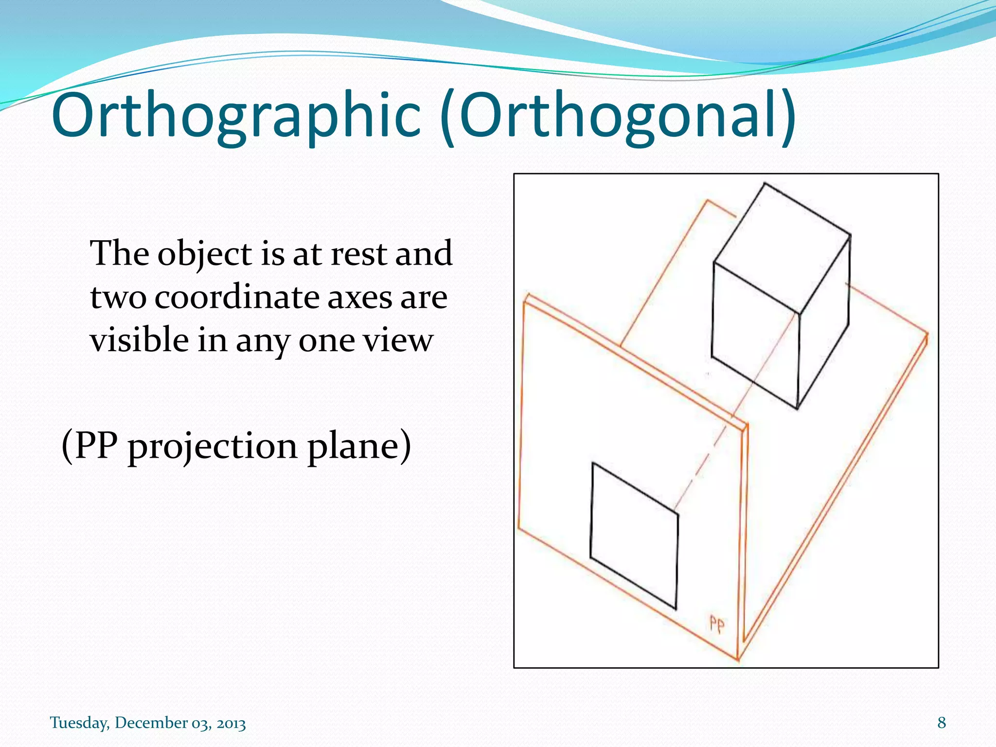 Engineering graphics(orthographic projection) | PPTX
