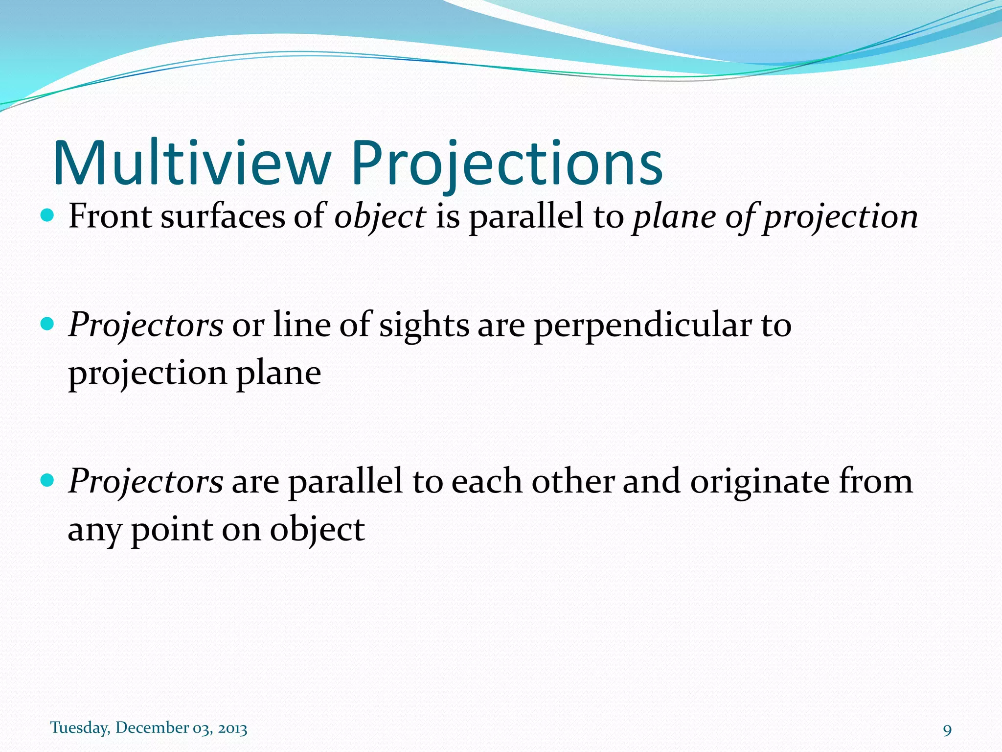 Engineering graphics(orthographic projection) | PPTX