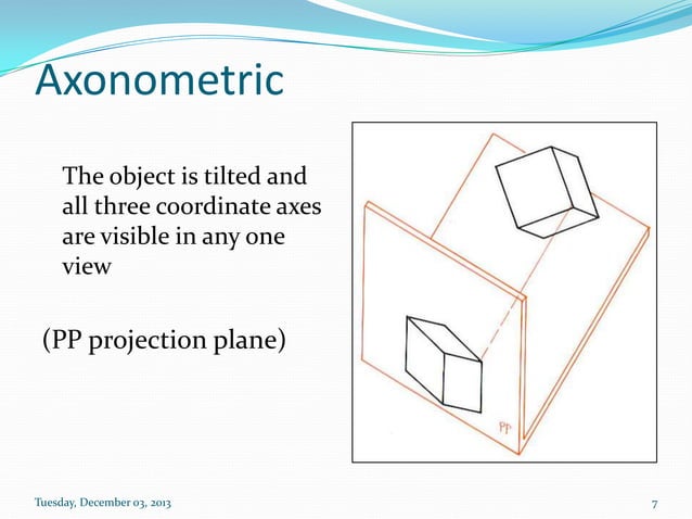 Engineering graphics(orthographic projection) | PPT