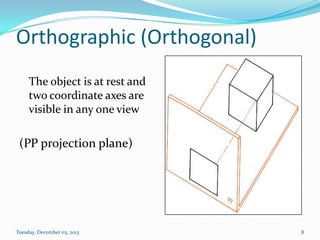 Engineering graphics(orthographic projection) | PPTX | 3-D Graphics ...