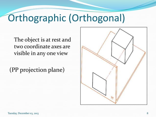 Engineering graphics(orthographic projection) | PPT
