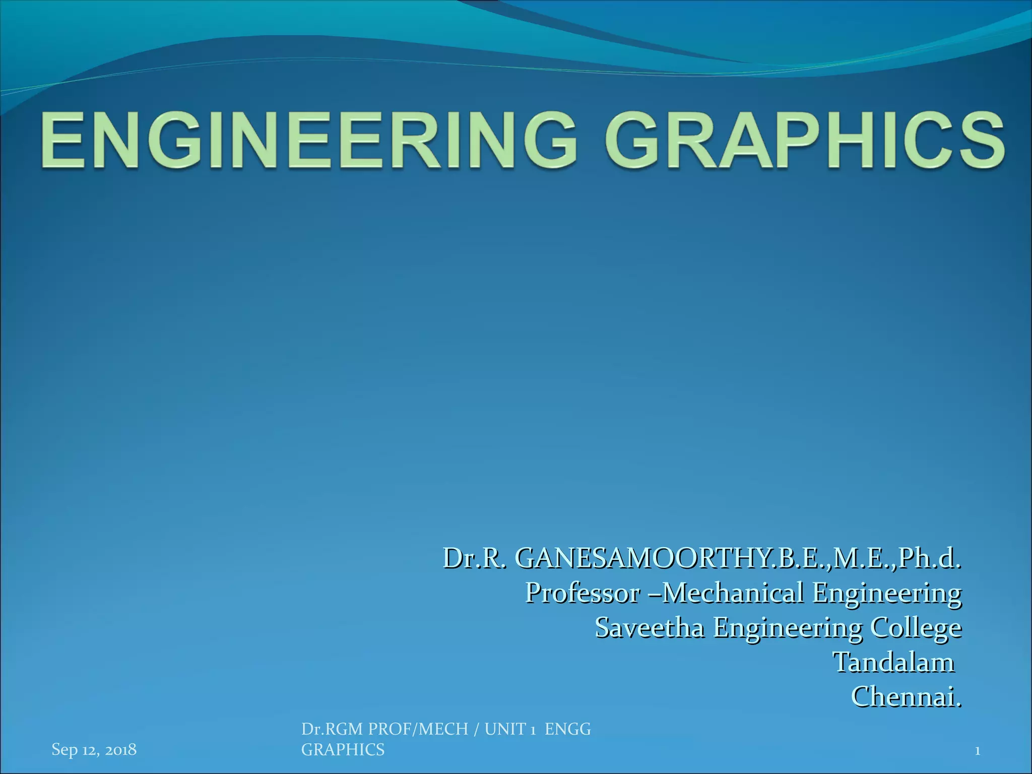 Engineering graphics | PPT