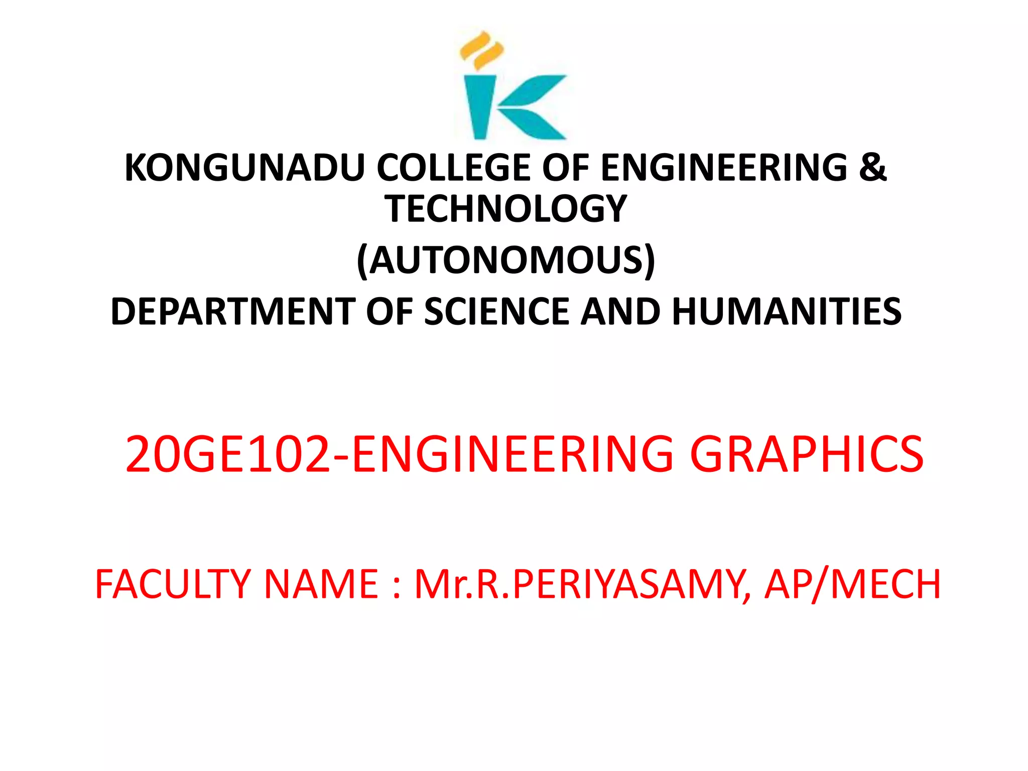 Engineering graphics basics | PPTX