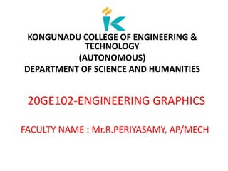 Engineering graphics basics | PPTX