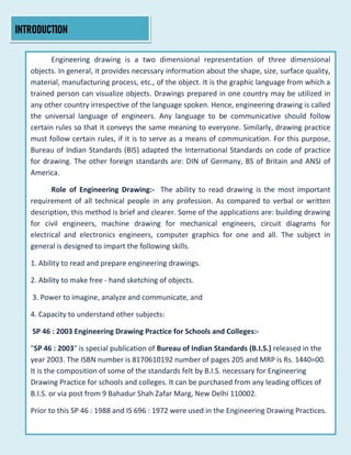 Engineering graphics introduction | PDF