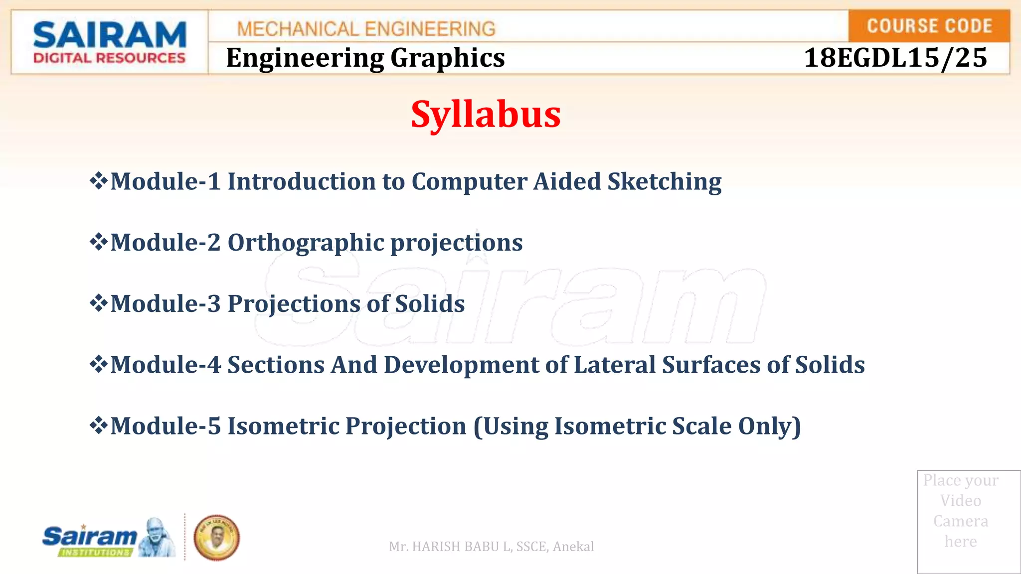 Engineering Graphics Introductionpptx 3 D Graphics Computer Software And Applications