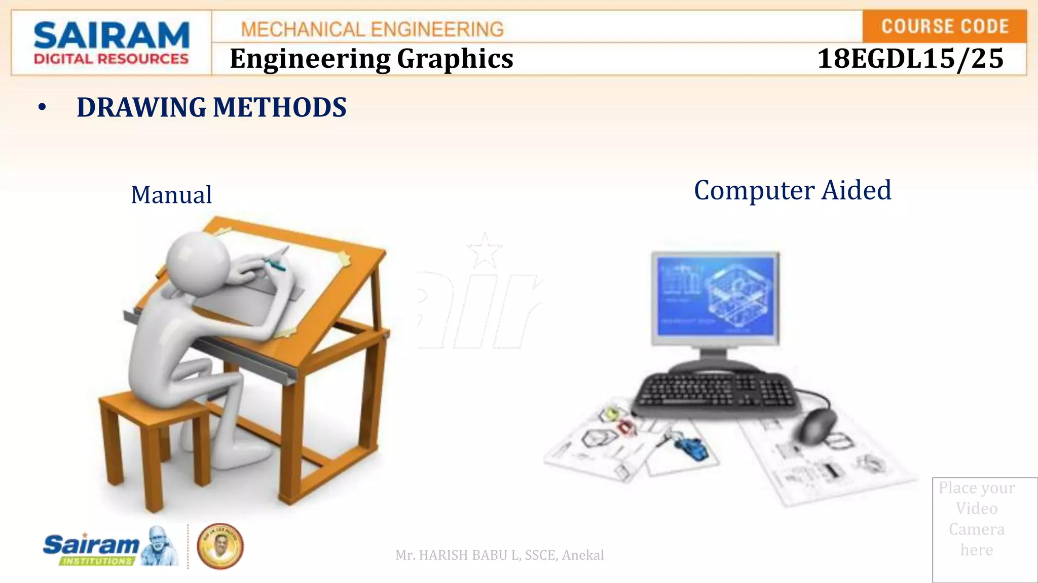 Engineering Graphics Introductionpptx 3 D Graphics Computer Software And Applications