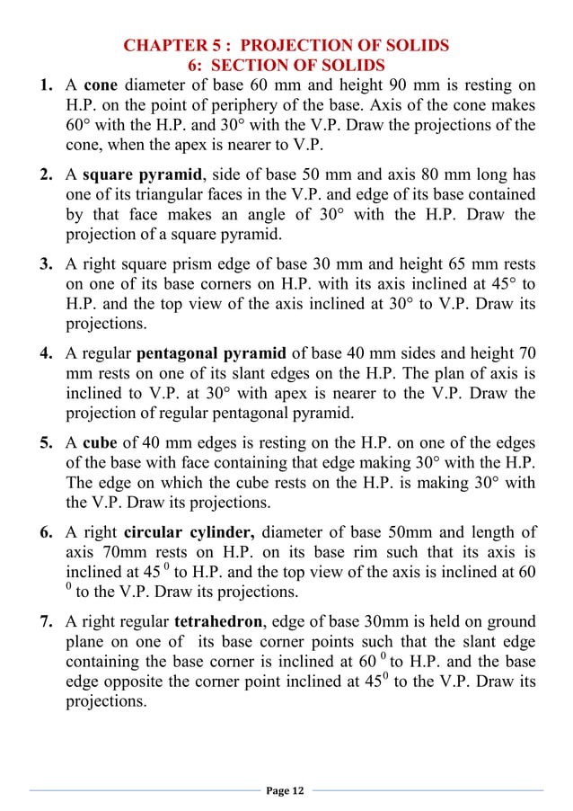 Engineering Graphics Laboratory manual | PDF