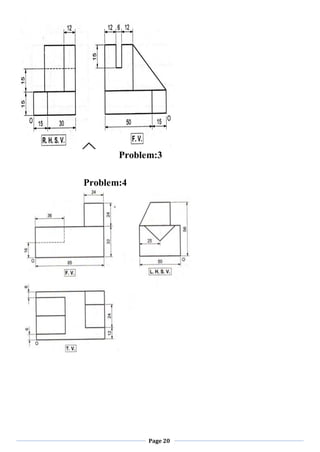 Engineering Graphics Laboratory manual | PDF