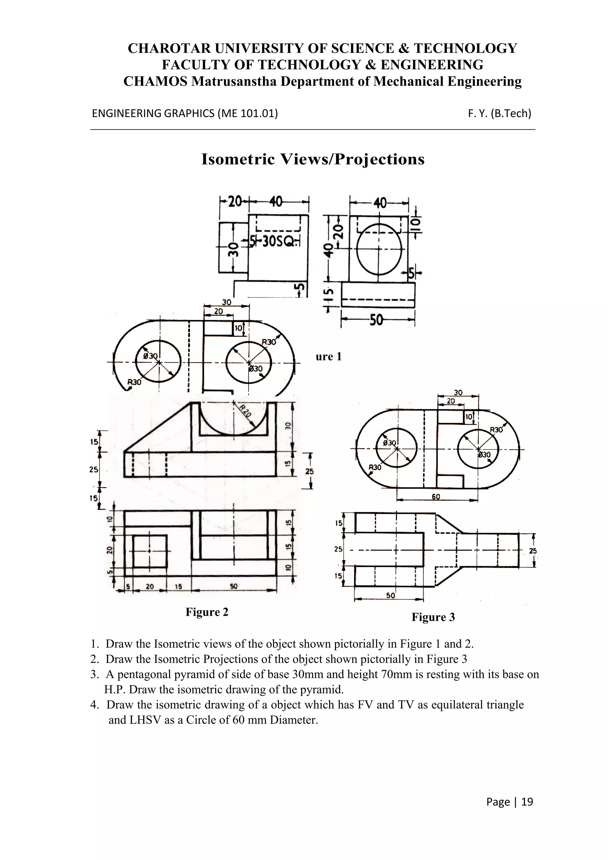 Engineering graphics manual 2014 2015 | PDF