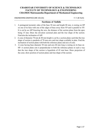 Engineering graphics manual 2014 2015 | PDF