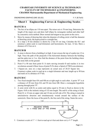 Engineering graphics manual 2014 2015 | PDF