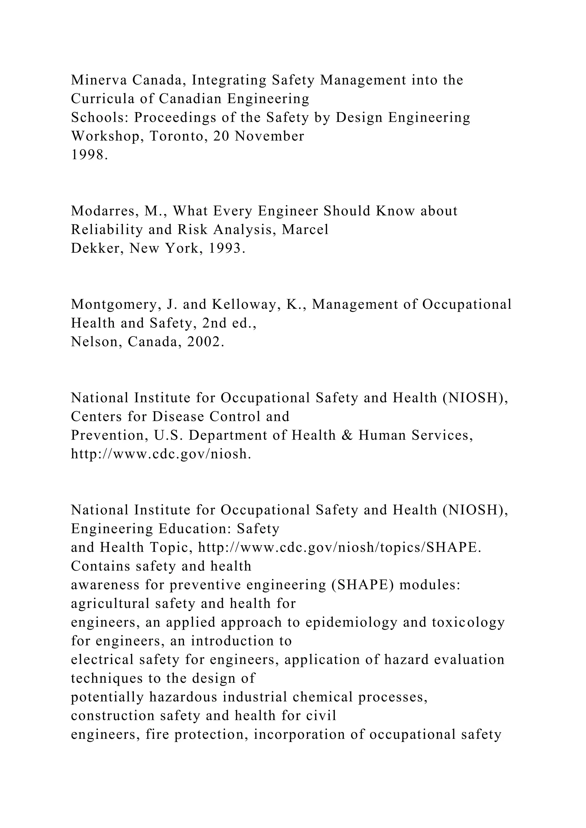 Engineering Health and Safety Module and Case Studies .docx