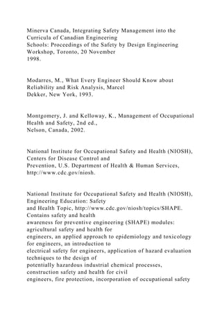 Engineering Health and Safety Module and Case Studies .docx