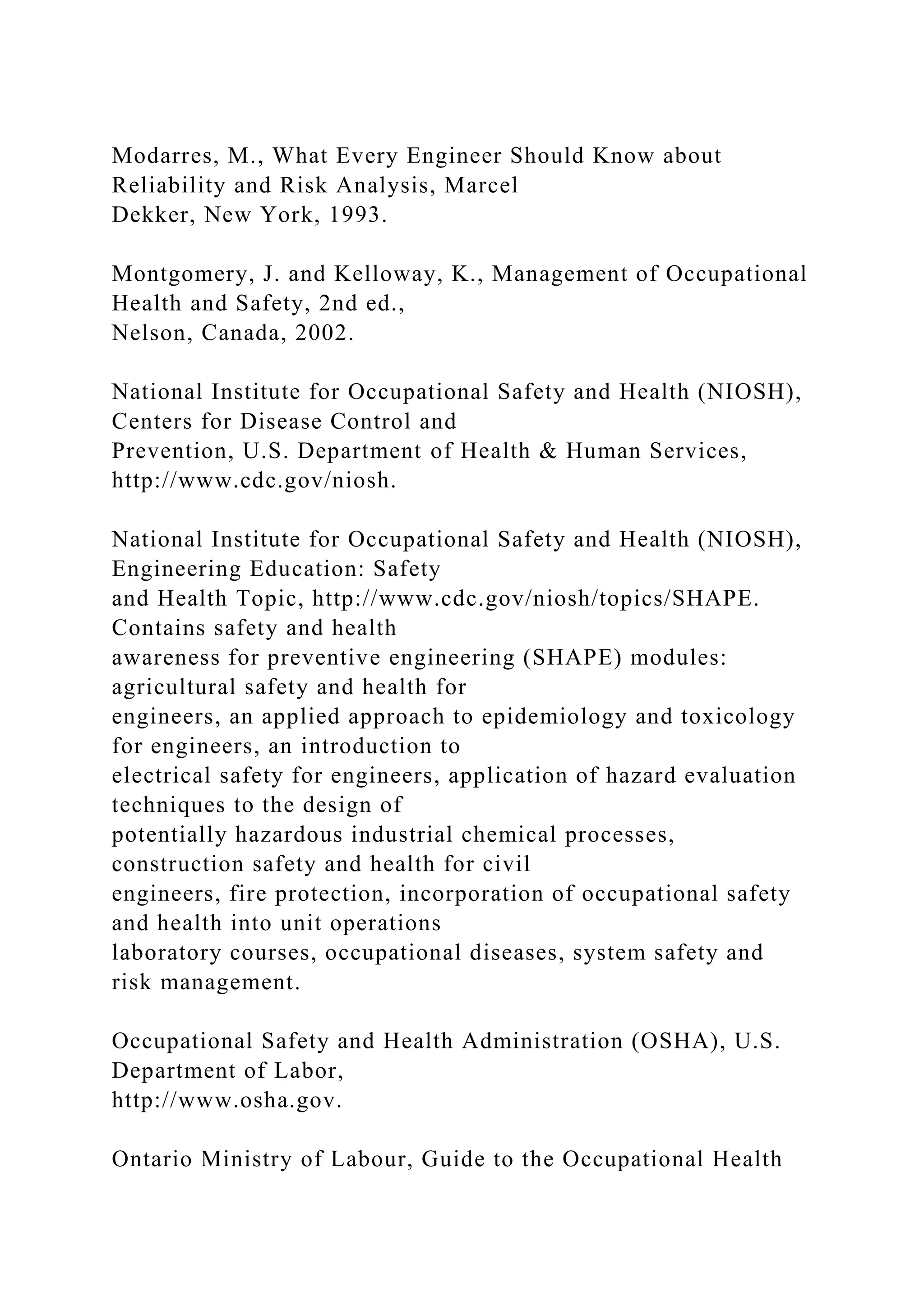 Engineering Health and Safety Module and Case StudiesPrepa.docx