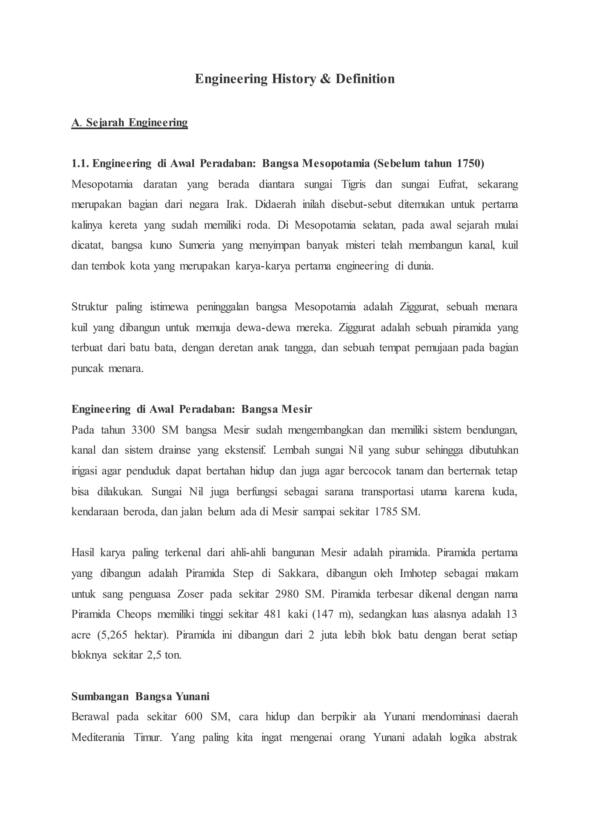 Engineering history | DOCX