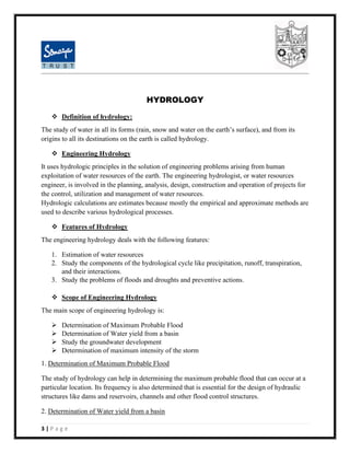 Engineering hydrology | PDF