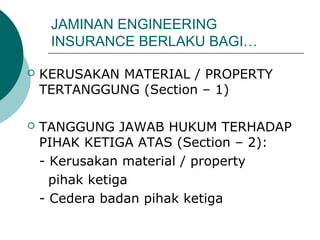 Engineering insurance upload | PPT