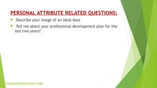 Engineering job interview questions! | PPT