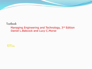 Engineering management | PPT