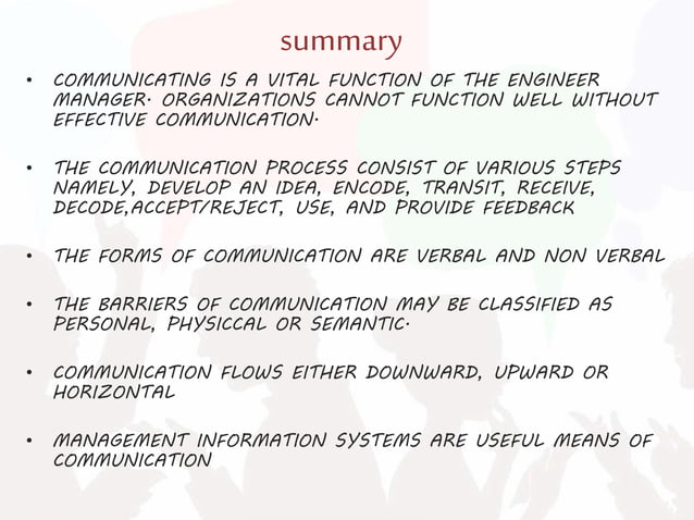 Engineering management- communicating | PPTX