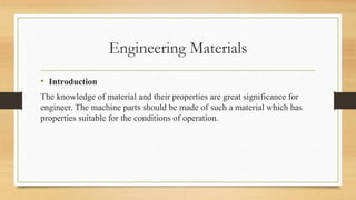 Basic mechanical engineering Sem-II | PPTX | Chemistry | Science