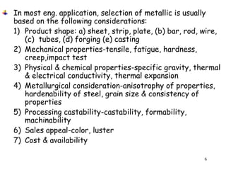 Engineering materials | PPT