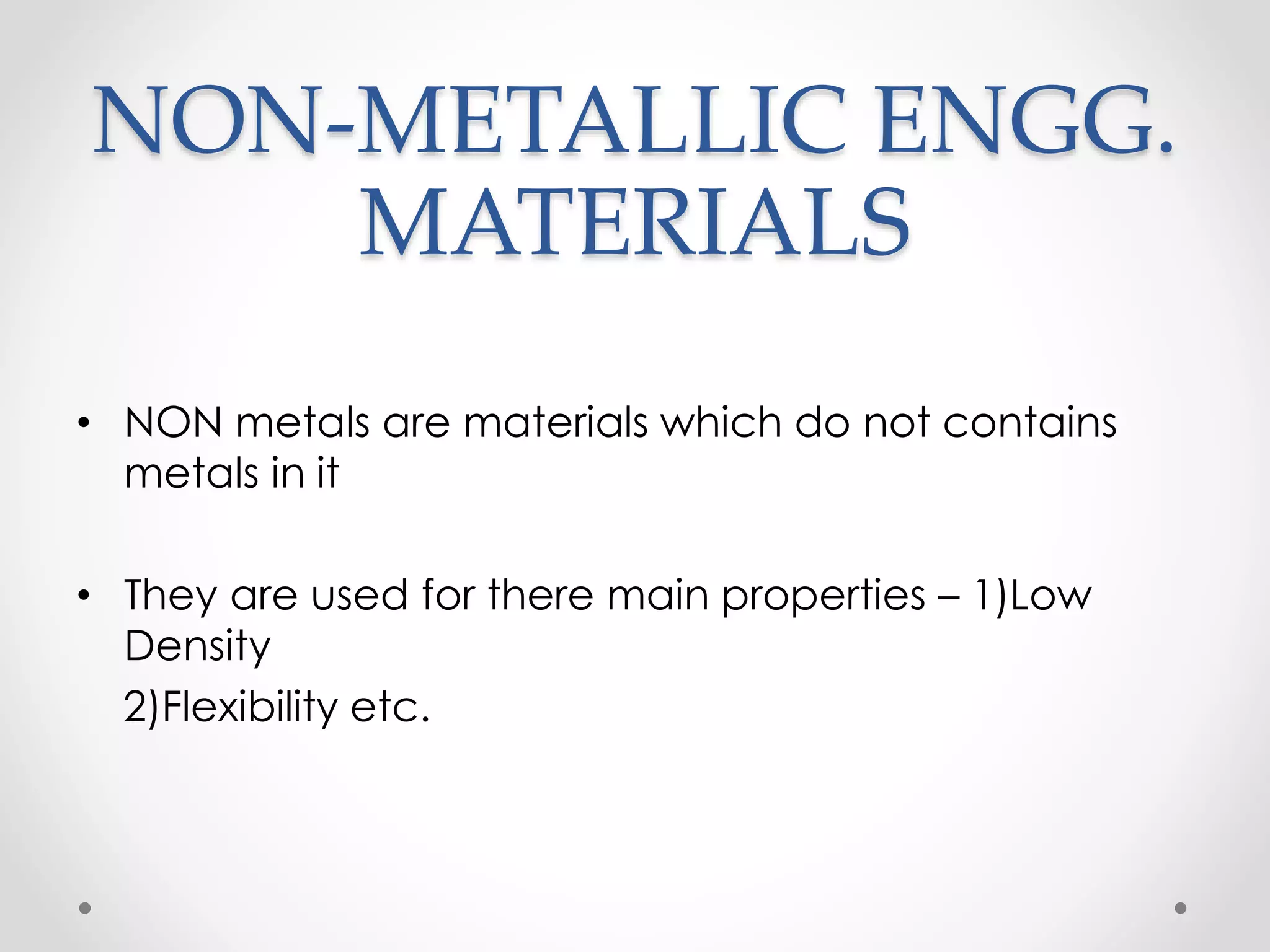 Engineering materials | PPT