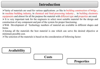 Engineering materials.pptx | Chemistry | Science