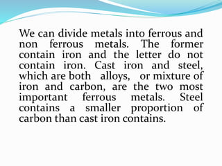 ENGINEERING MATERIALS.pptx | Chemistry | Science