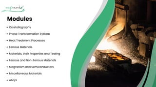 Explore Engineering Materials and Metallurgy with Magic Marks | PPT