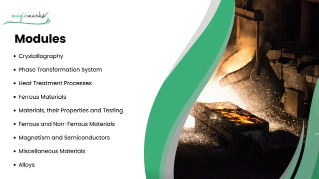 Explore Engineering Materials and Metallurgy with Magic Marks | PPT