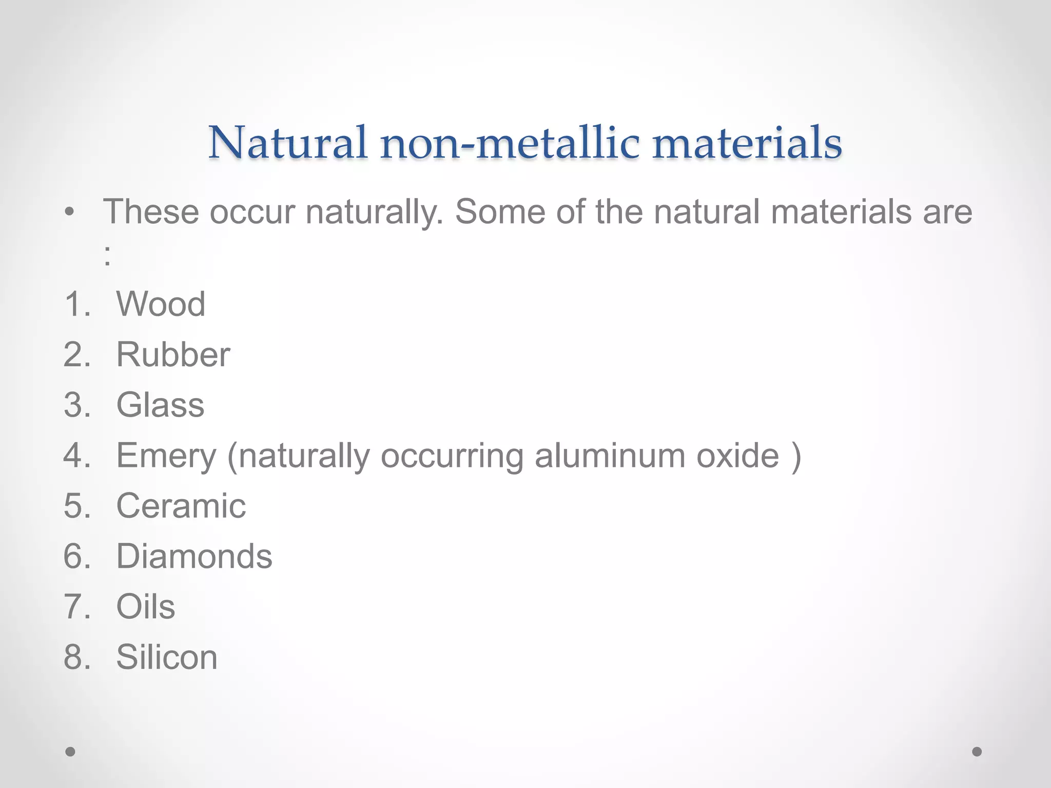 Engineering materials part 1 | PPTX | Chemistry | Science