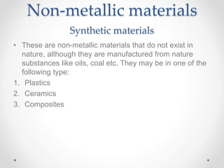 Engineering materials part 1 | PPTX